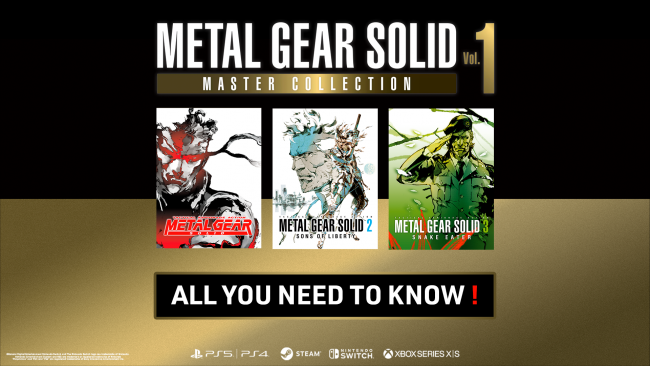 Här är allt du bör veta om Metal Gear Solid: Master Collection Vol. 1