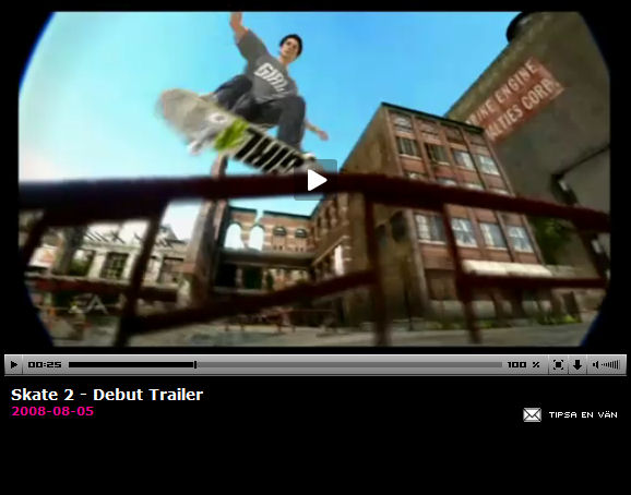 Första Skate 2-trailern