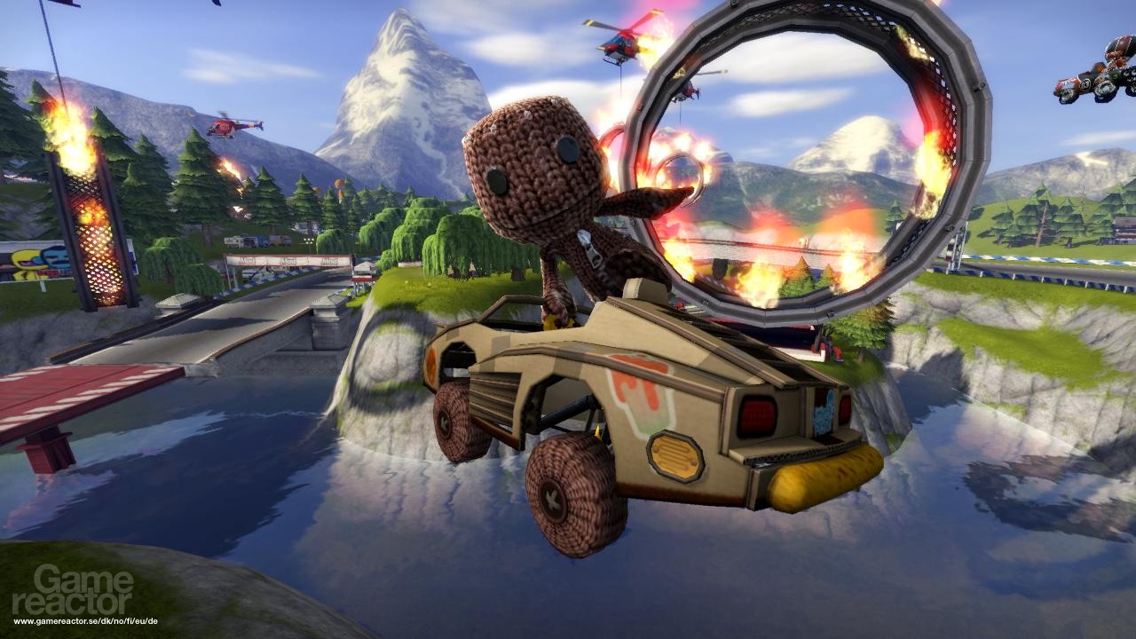 Sackboy i Mod Nation Racers - Modnation Racers - Gamereactor