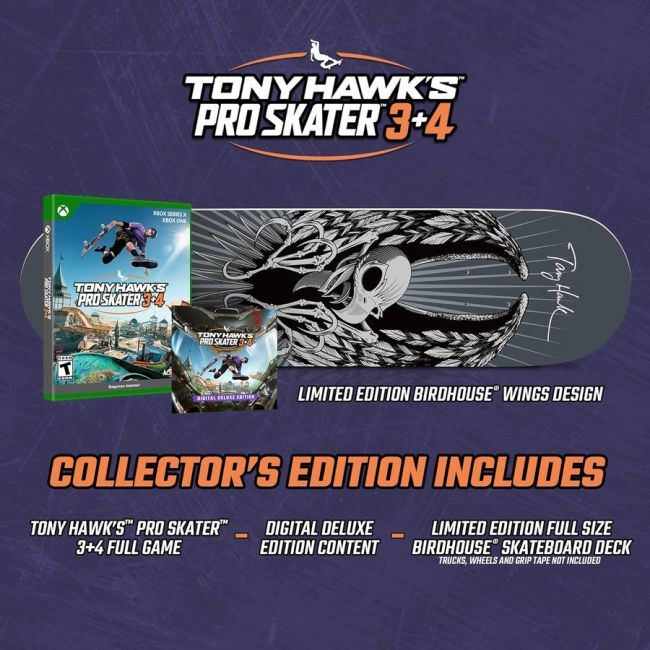 Tony Hawk's Pro Skater 3 + 4: Collector's Edition innehåller en ...