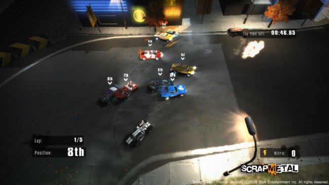 Röjig racing i Scrap Metal