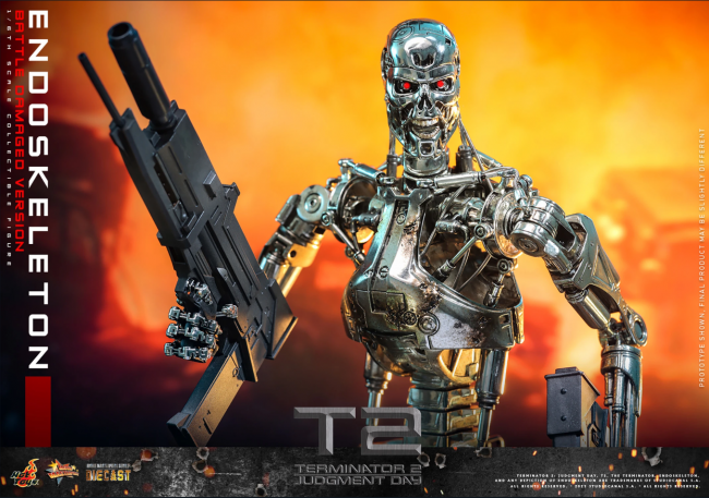 Hot Toys visar upp en T-800-figur från Terminator 2 - Terminator 2 ...