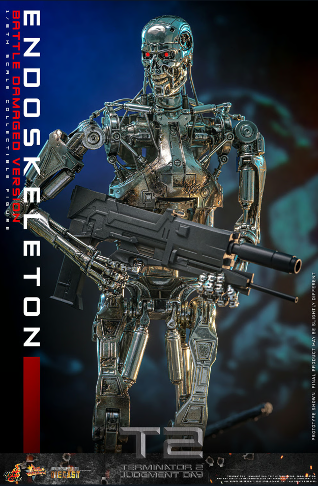 Hot Toys visar upp en T-800-figur från Terminator 2 - Terminator 2 ...