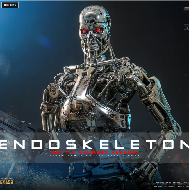 Hot Toys visar upp en T-800-figur från Terminator 2 - Terminator 2 ...