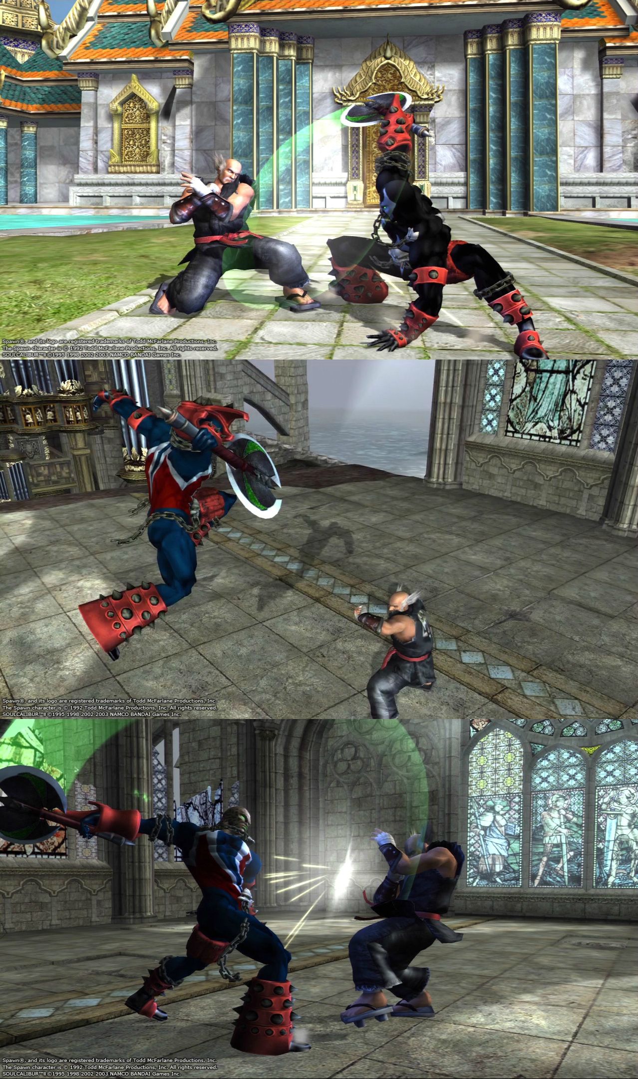 Spawn och Heihachi i Soul Calibur 2 HD Online - Soul Calibur II HD ...