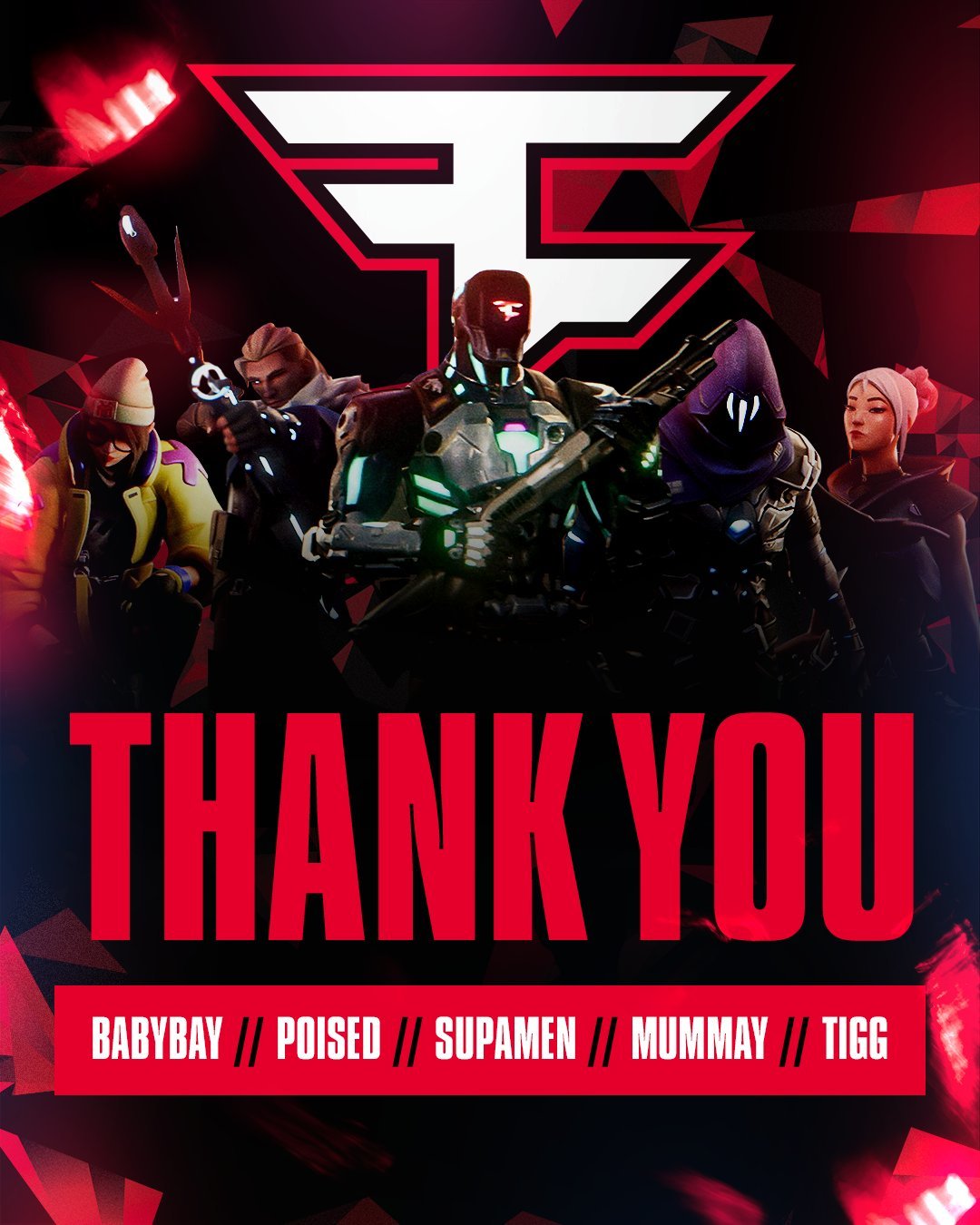 FaZe Clan tappar hela sitt herrlag Valorant