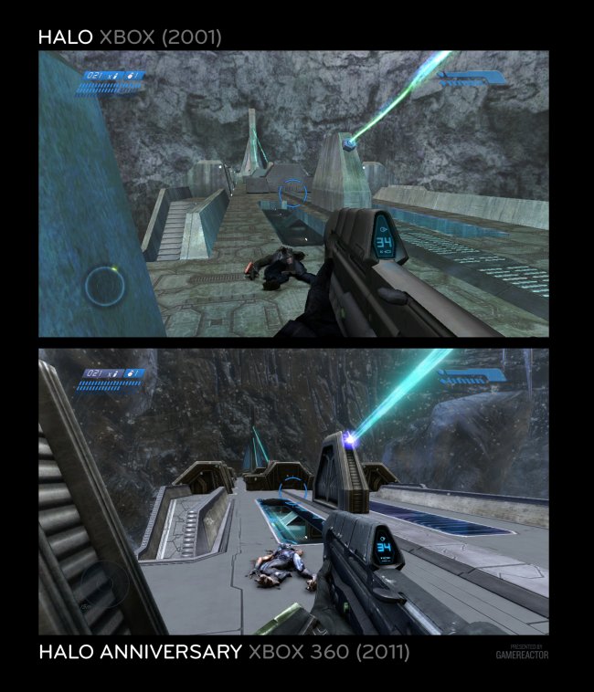 Halo vs Halo Anniversary - Halo: Combat Evolved Anniversary - Gamereactor