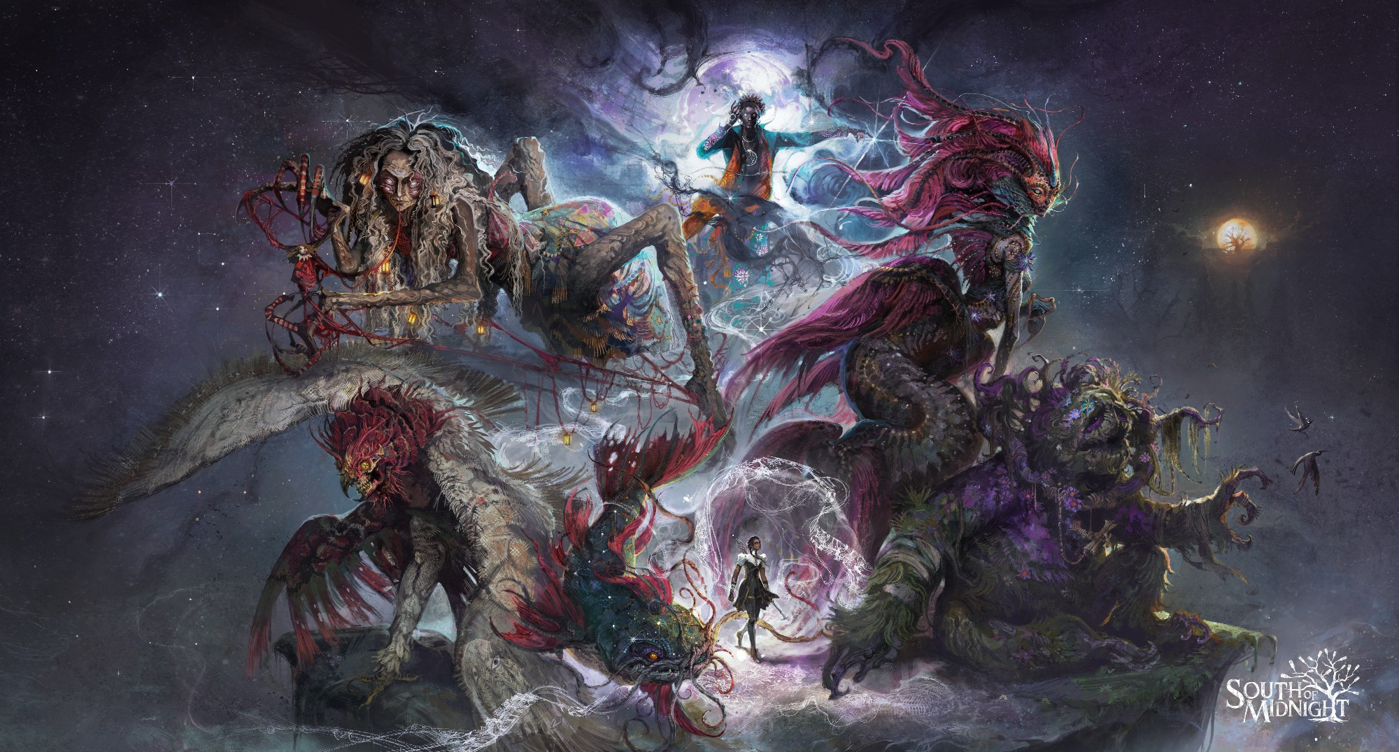 Kolla in den säregna designen i South of Midnight