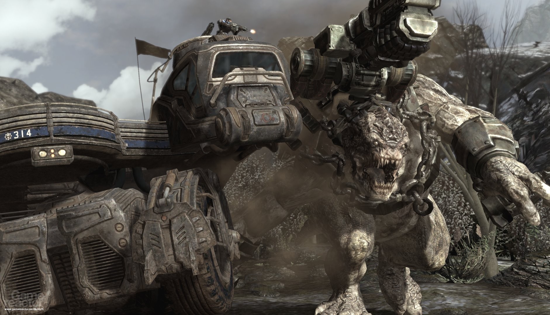 Cliffy B lugnar fansen - Gears of War 2 - Gamereactor