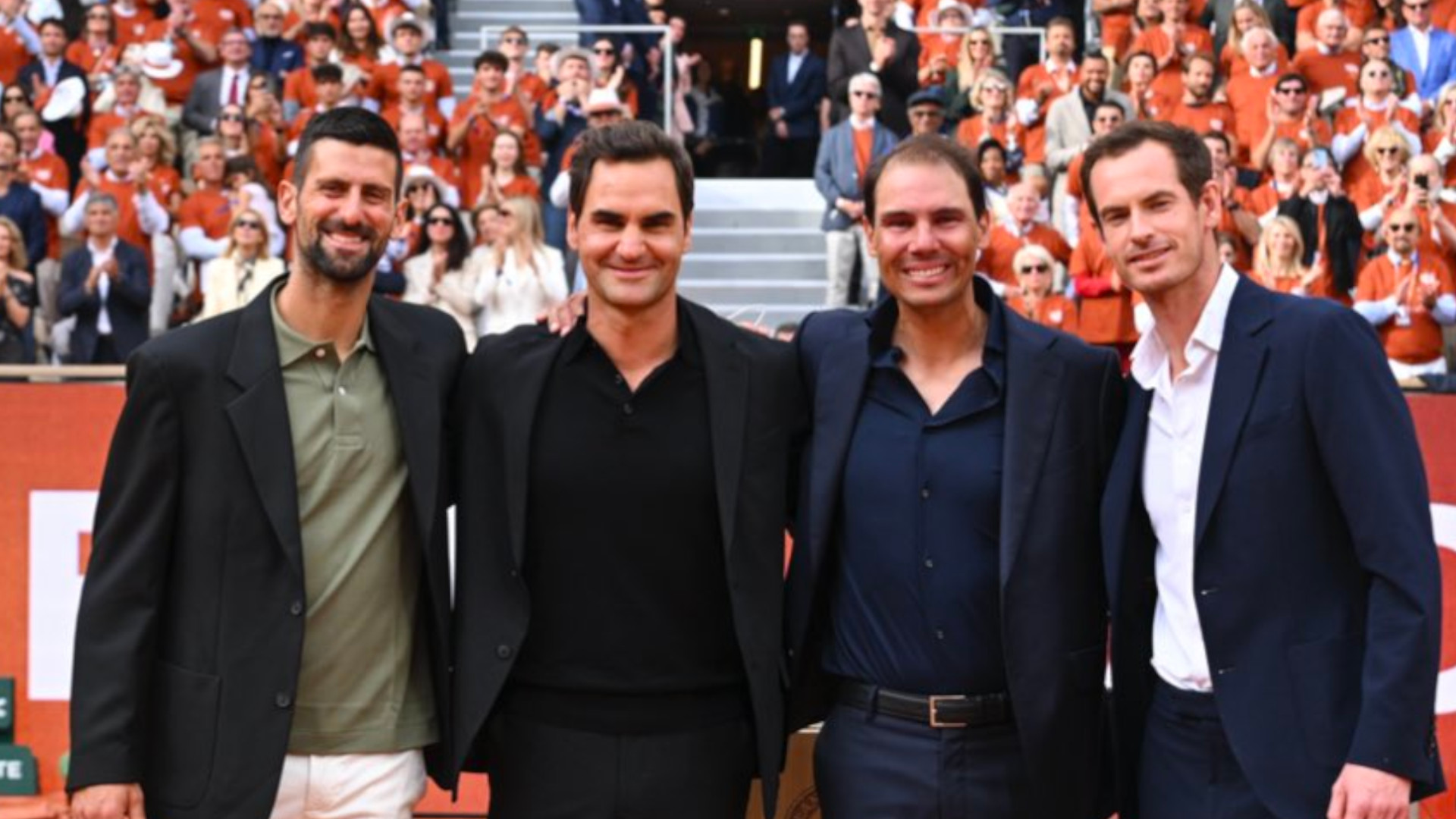 Rafa Nadal får en känslosam hyllning på Roland Garros med en Big Four-återförening - - Gamereactor