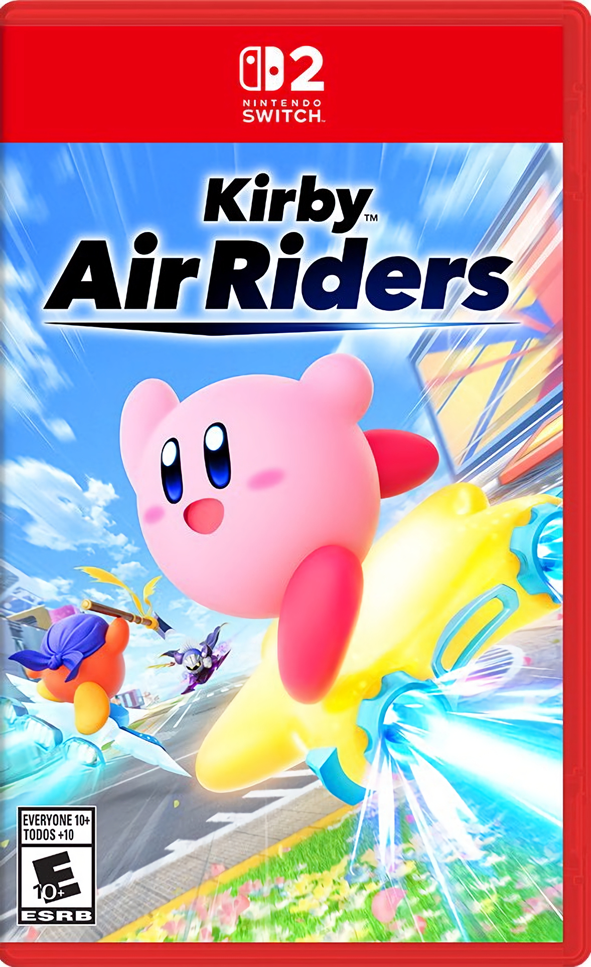 Kolla in omslaget till Switch 2-exklusiva Kirby Air Riders