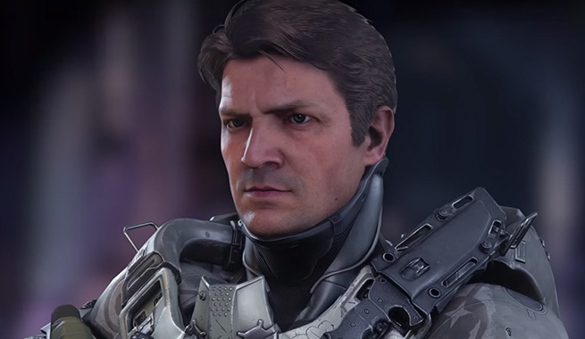 Nathan Fillion var ofta halvnaken när han jobbade med Destiny