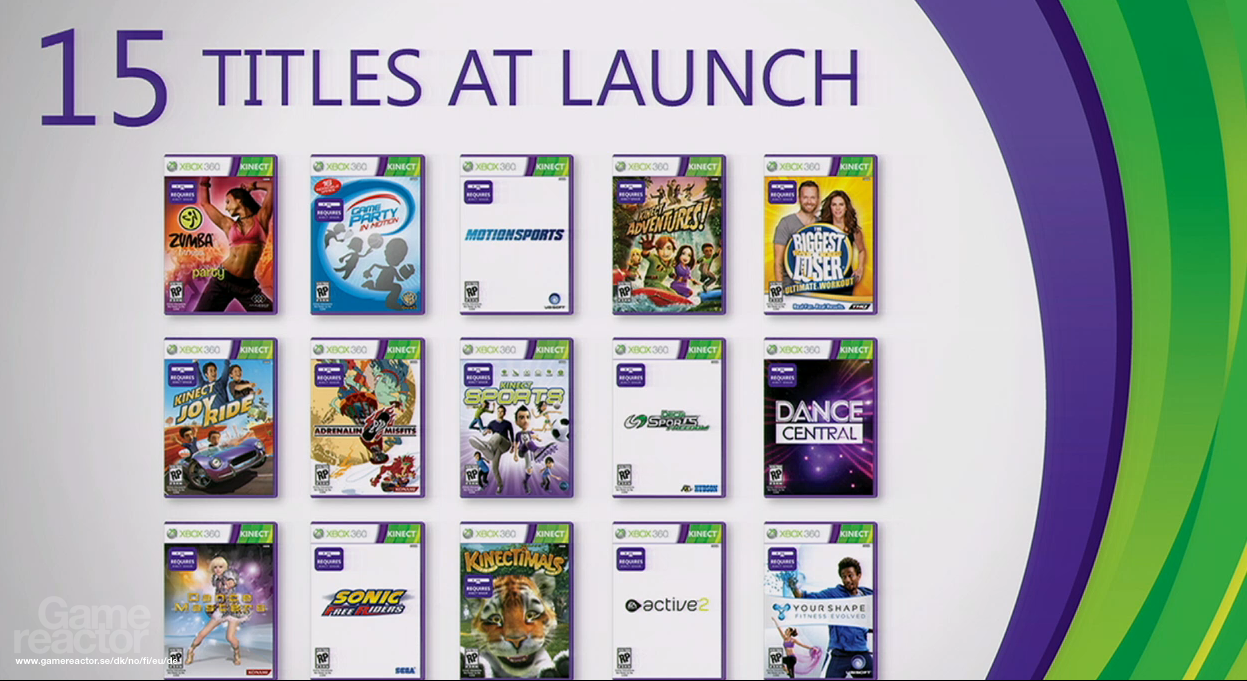 15 Kinect-spel vid lansering - - Gamereactor
