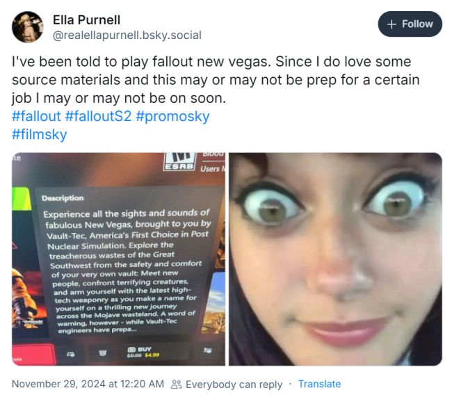 Ella Purnell spelar Fallout: New Vegas som förberedelse inför Fallout: Säsong 2 - Fallout ...