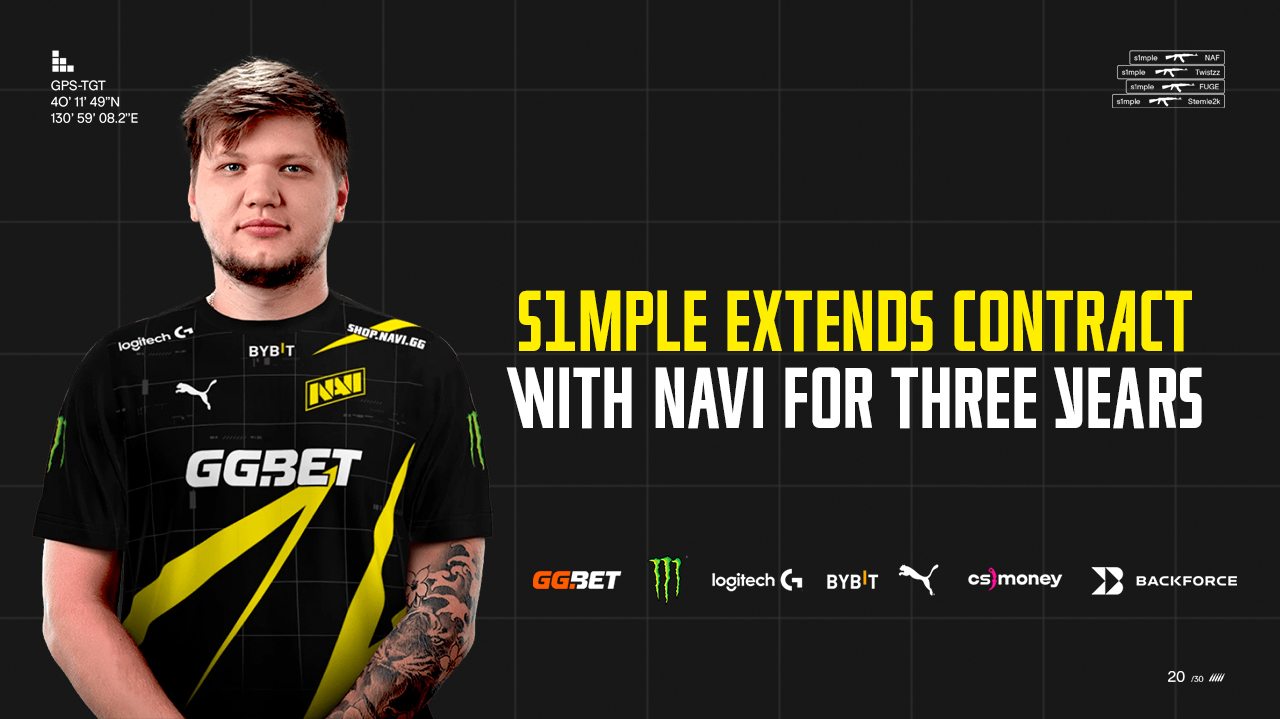 S1mple stannar hos Navi i tre år till - Counter-Strike: Global Offensive - Gamereactor