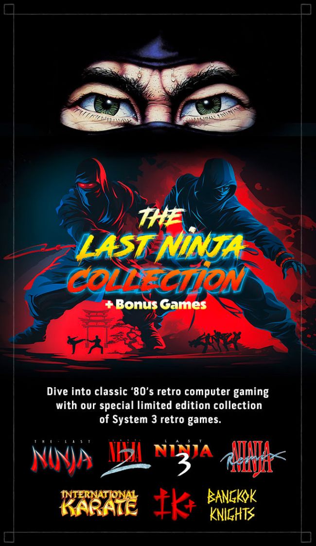 The Last Ninja Collection kommer även till Playstation och Xbox
