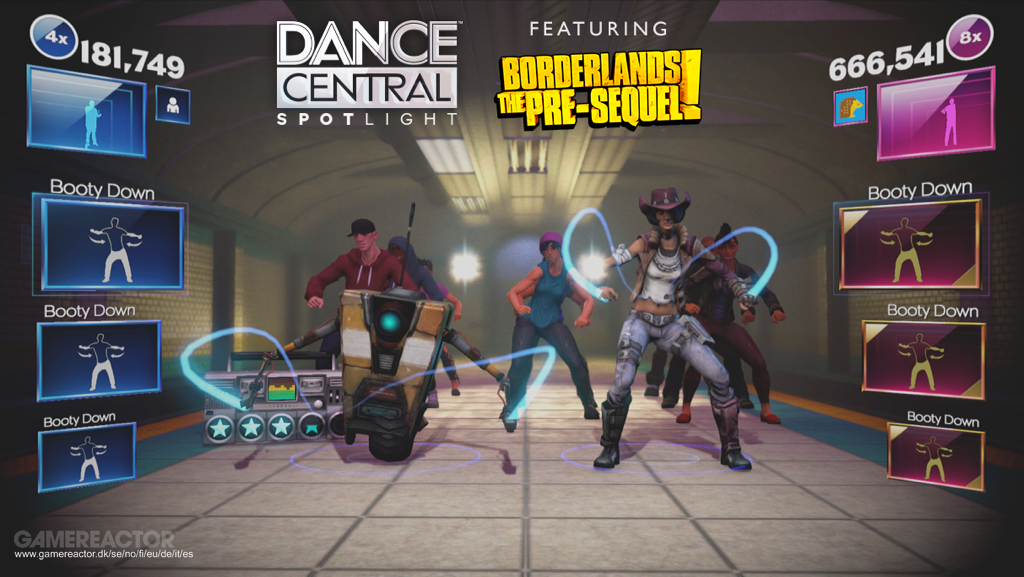 Claptrap skakar rumpa i Dance Central Spotlight
