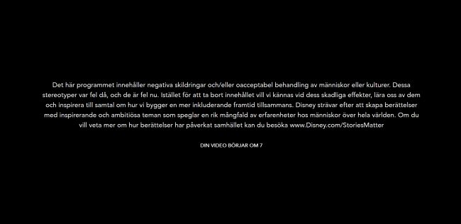 Disney+ lägger till varningstext framför utvalda filmer - - Gamereactor
