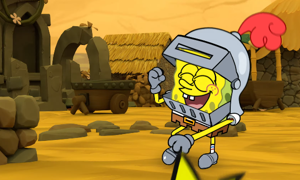 Svampbob sparkar rumpa i Nicktoons & The Dice of Destiny