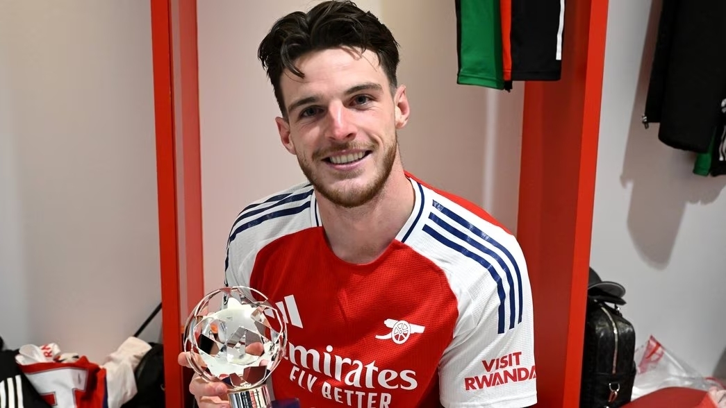 Declan Rice förklarar hur han gjorde mål på den andra frisparken mot ...