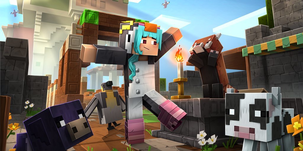 Loot och episka strider väntar i Minecraft Dungeons: Fauna Faire ...