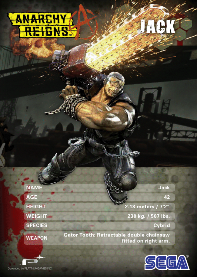 Jack spänner musklerna - Anarchy Reigns - Gamereactor