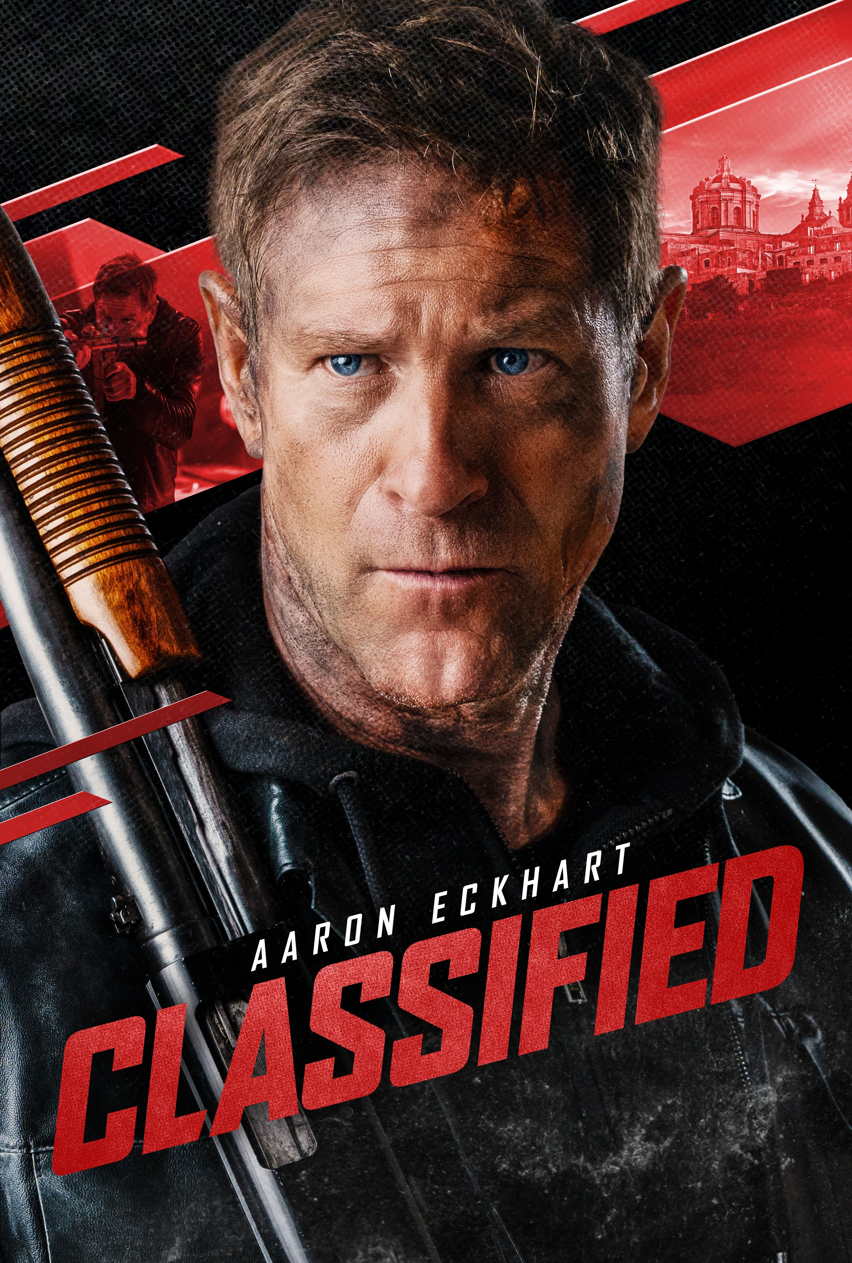 Aaron Eckhart spelar mot Tim Roth i actionthrillern Classified