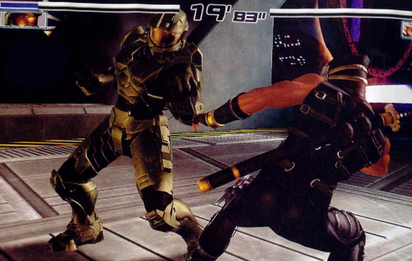 Kvinnlig Master Chief med i Dead or Alive 4