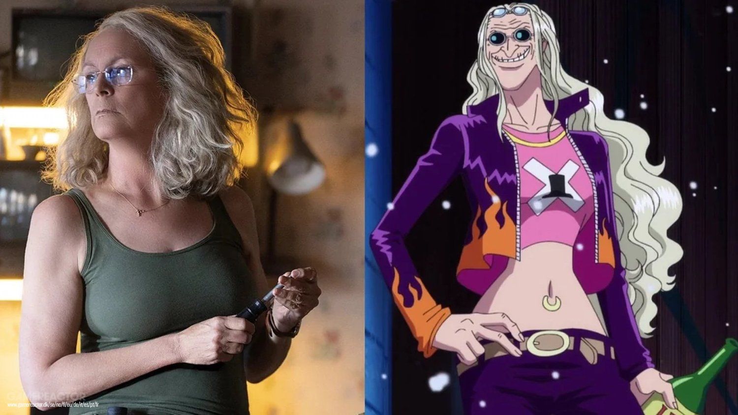 Jamie Lee Curtis kommer inte spela rollen som Dr. Kureha i TV-serien One Piece