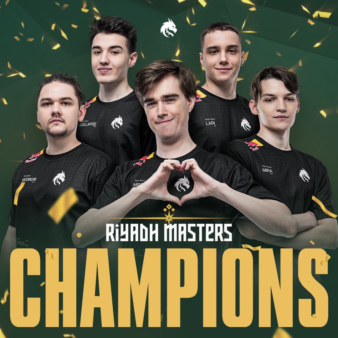 Team Spirit tar hem det stora priset på Dota 2 Riyadh Masters