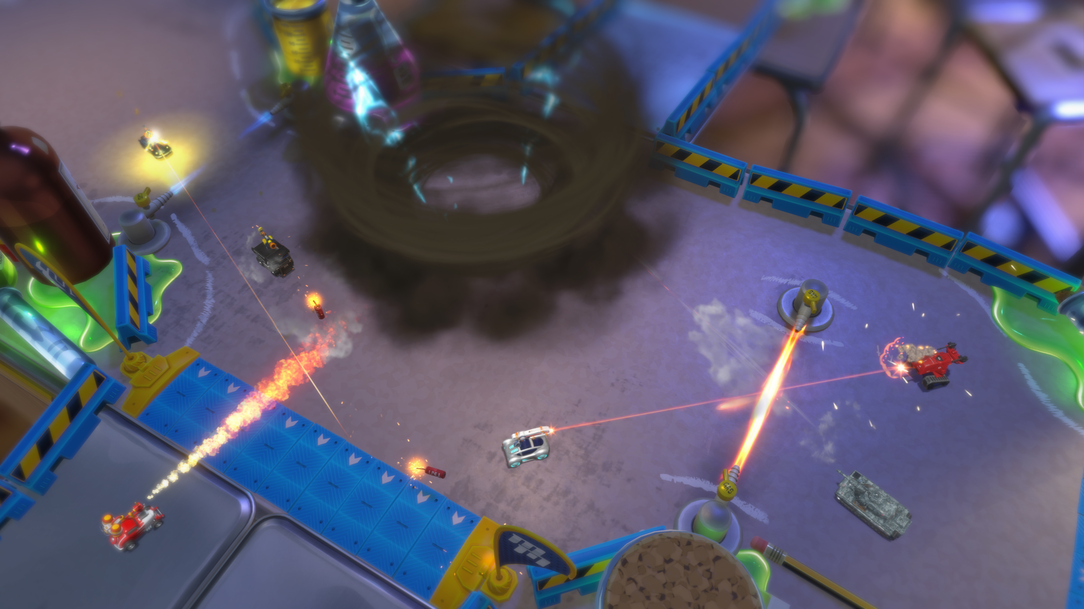 Kolla in hur Battle Mode funkar i nya Micro Machines - Micro Machines ...