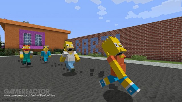 Simpsons-expansionen till PS4-Minecraft