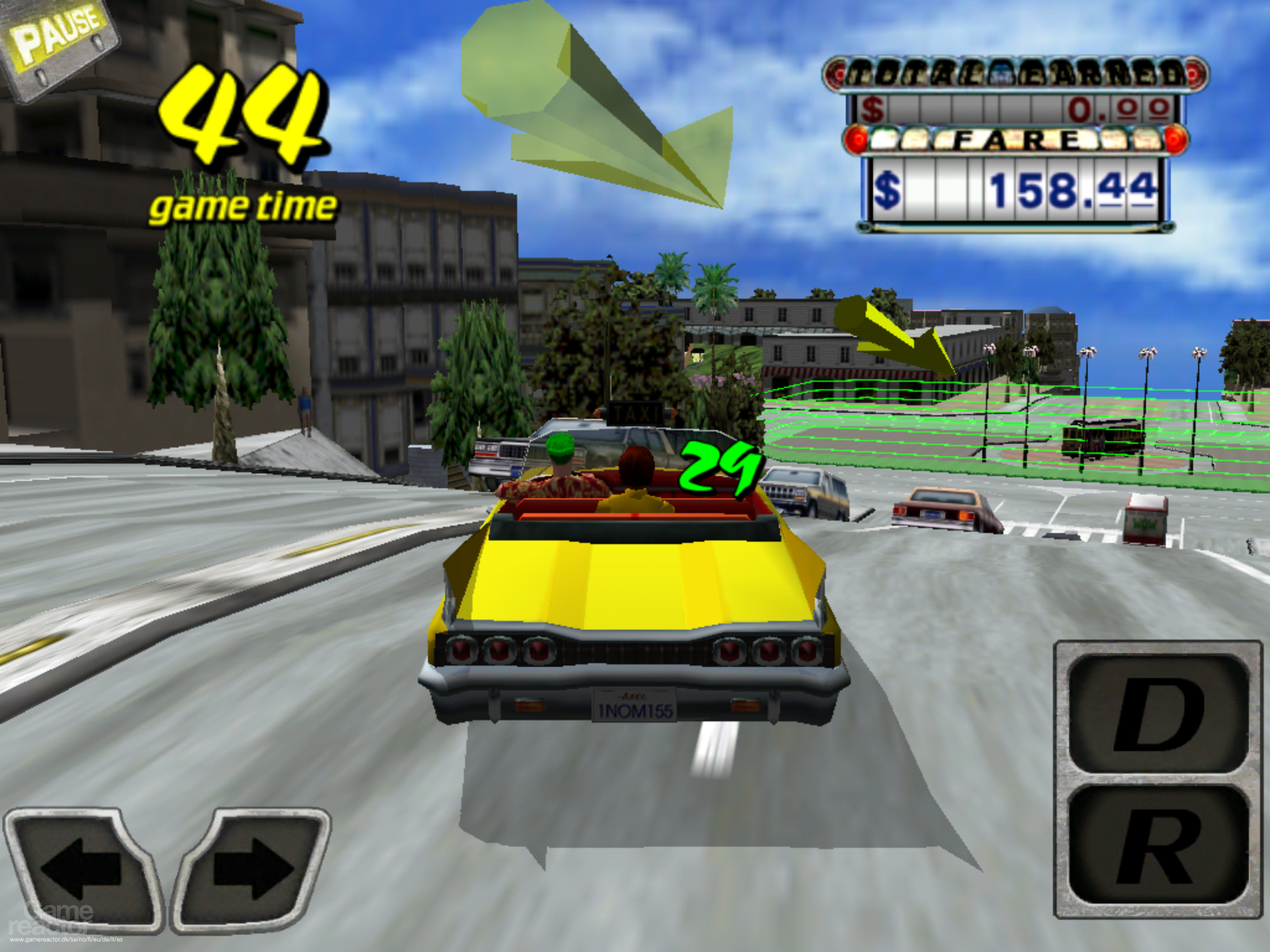 Crazy Taxi Recension - Gamereactor