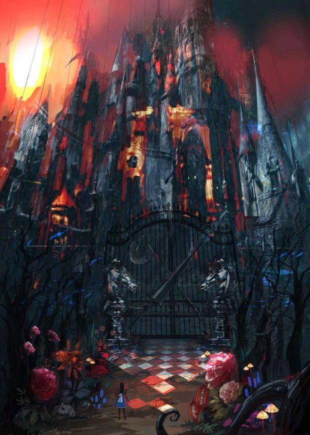 Kolla in denna "concept art" från Alice: Asylum