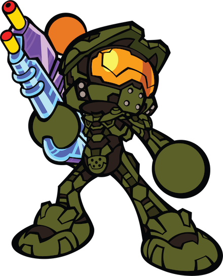 Master Chief har originalrösten i Super Bomberman R