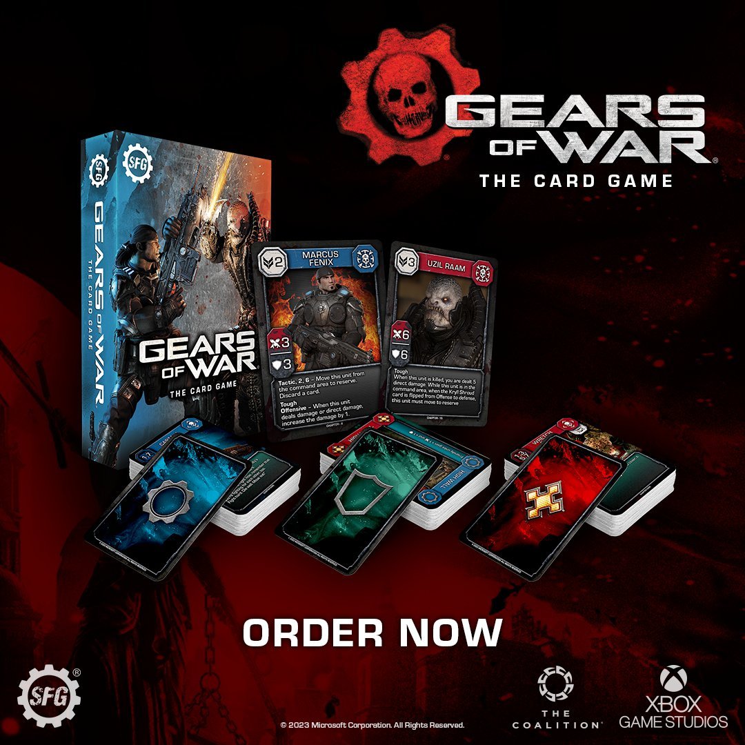 Gears of War: The Card Game har nu släppts - - Gamereactor