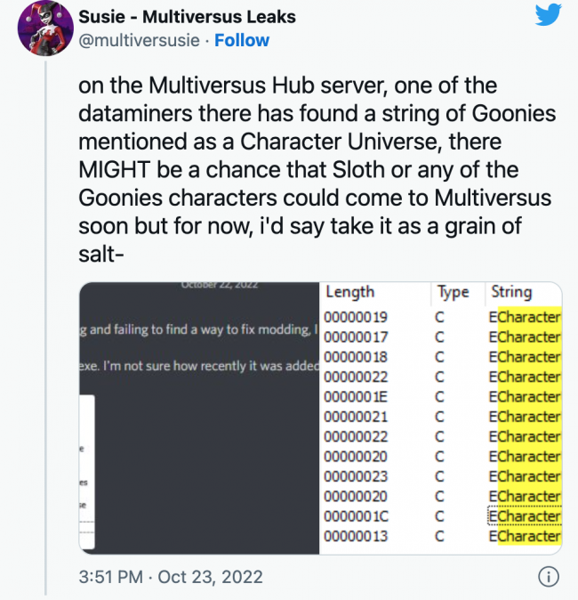 Rykte: Karaktär från Goonies kommer till Multiversus - MultiVersus - Gamereactor