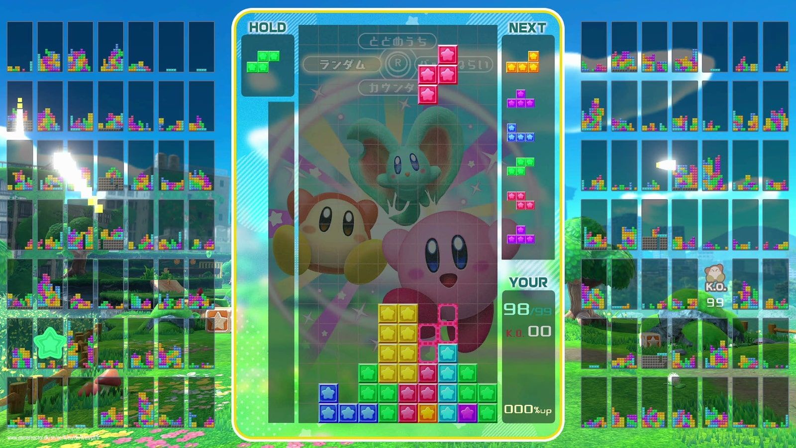 Det vankas Kirby-event i Tetris 99 - Kirby and the Forgotten Land ...