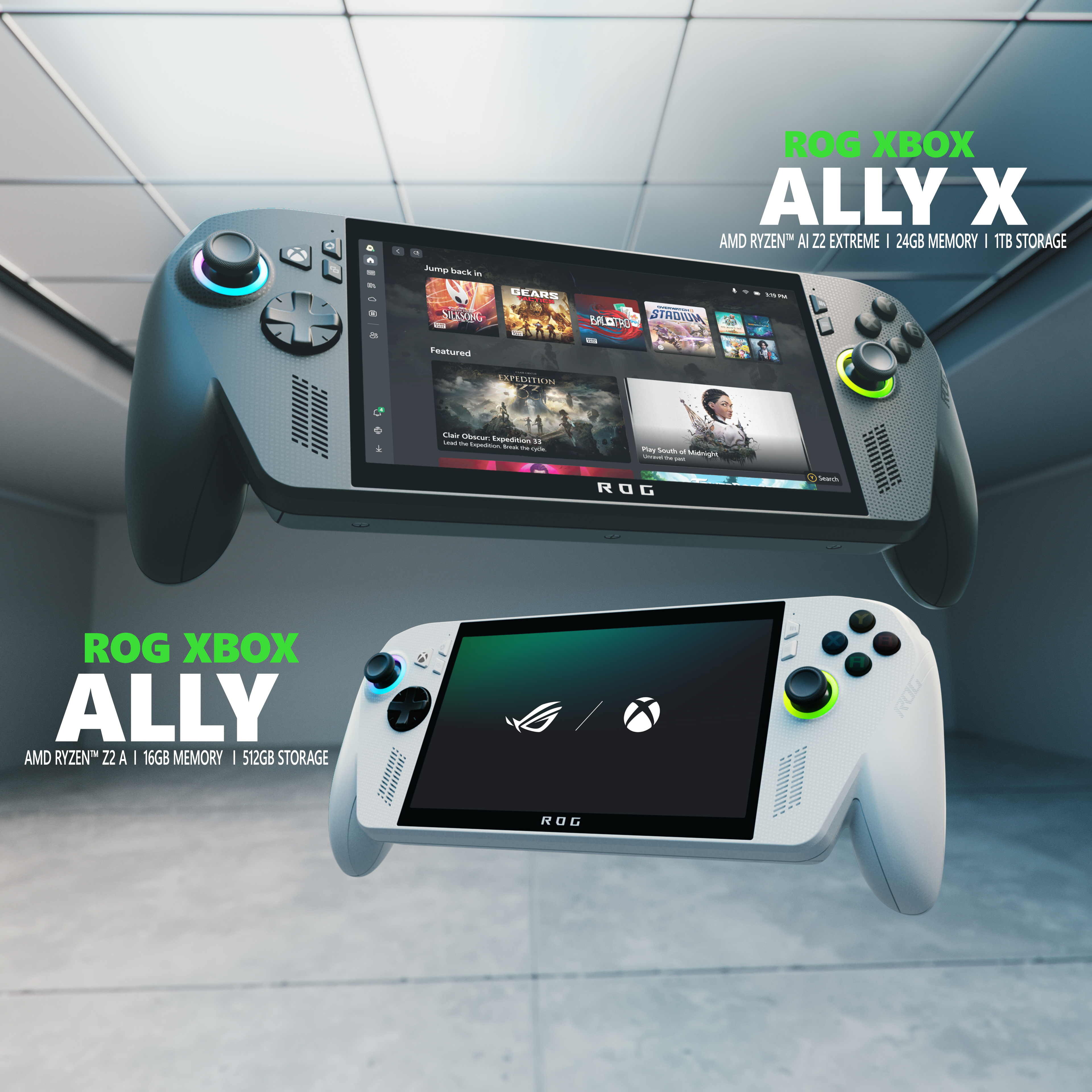 Rog Xbox Ally levlar upp med längre batteritid, bättre gyro och andra ...