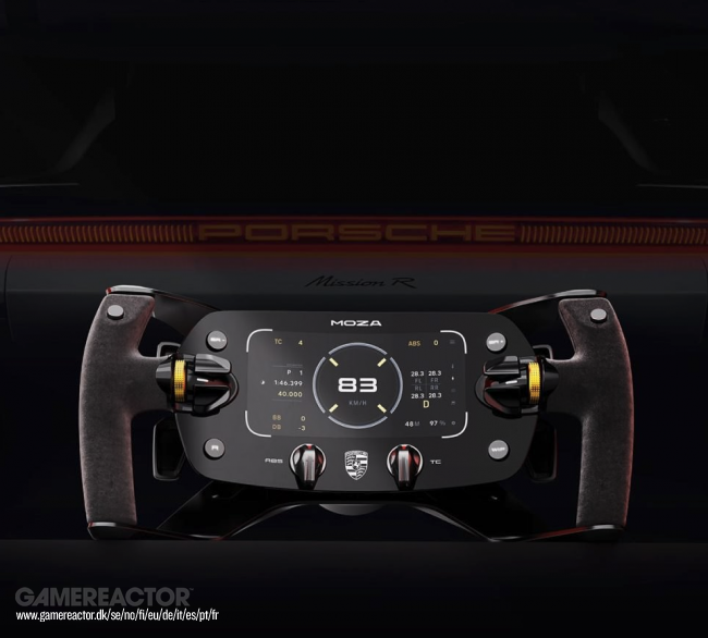 Moza Racing har visat upp den nya ratten Porsche Mission R - - Gamereactor